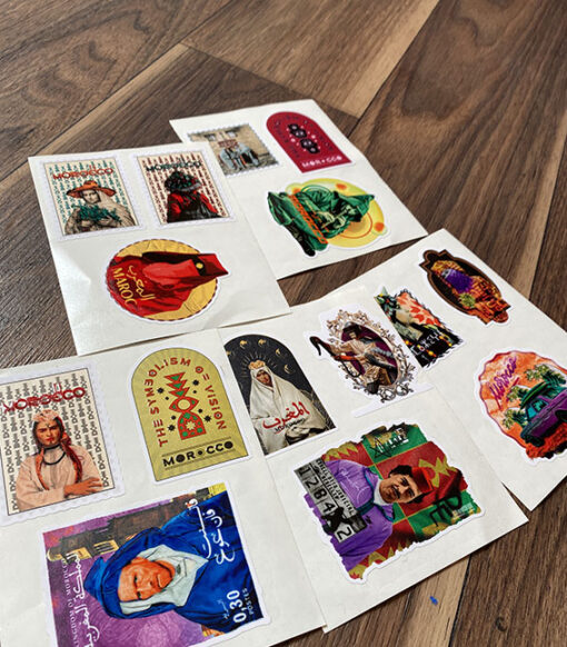 15 Stickers Moroccan vintage Pack 3D Premium - Stickers Shop Maroc